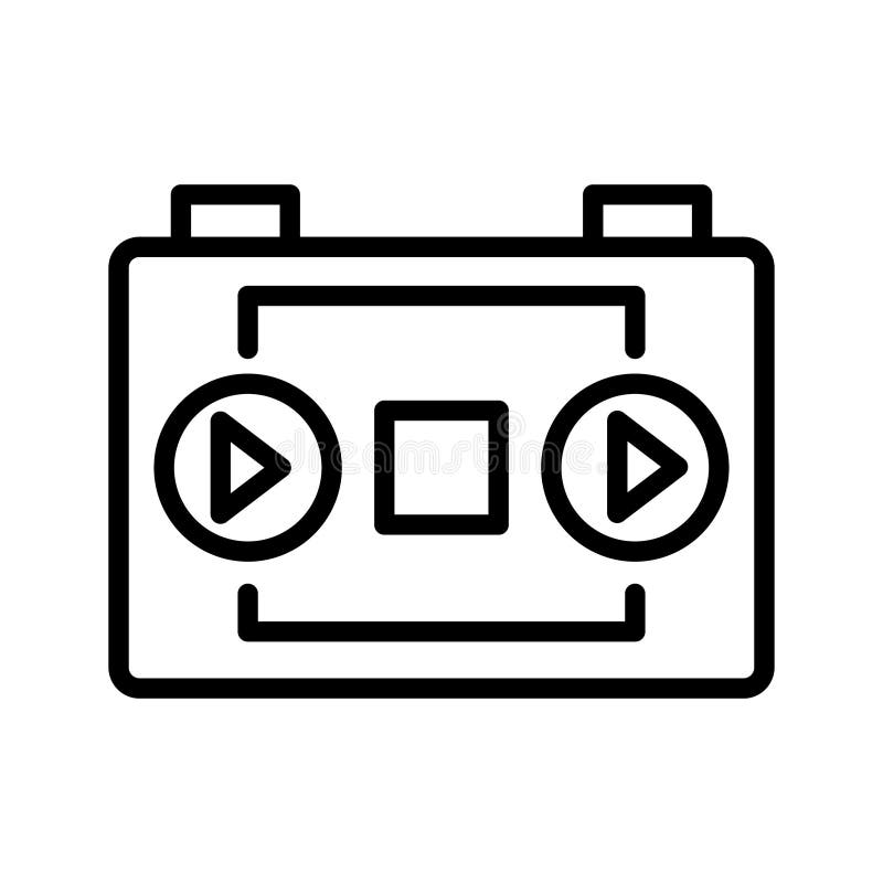 Audio Recording Isolated Vector Icon Which Can Easily Modify or Edit ...