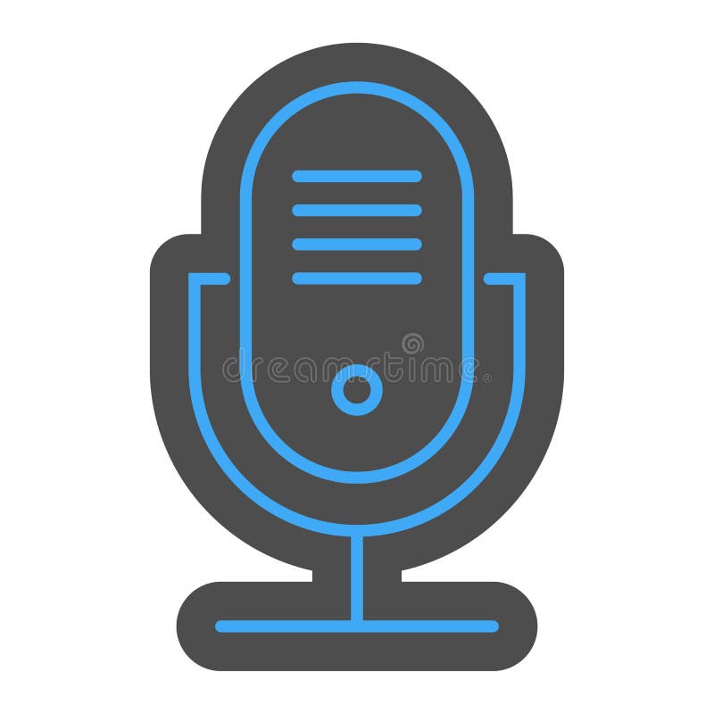 Audio Recording Microphone Icon Vector Illustration Stock Vector ...