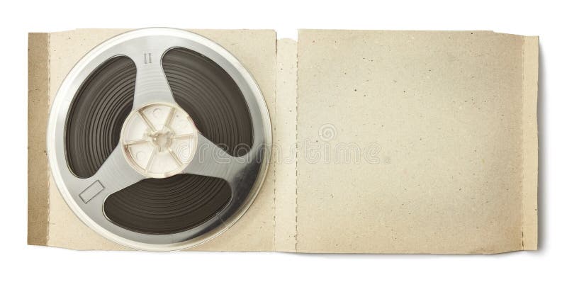 Audio reel stock photo. Image of play, cardboard, listen - 20824988