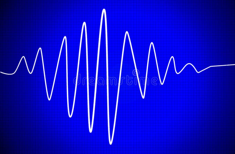 Audio signal stock illustration. Illustration of length - 1717730