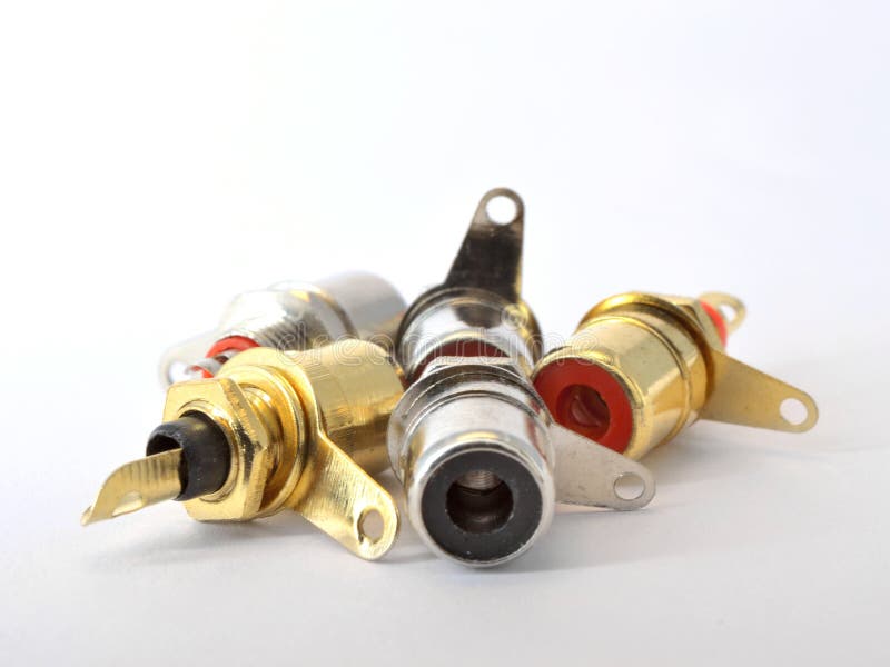 Audio cable stock image. Image of connection, socket - 22715405