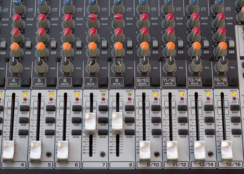 113 Audio Sound Console Bar Panel Stock Photos - Free & Royalty-Free ...