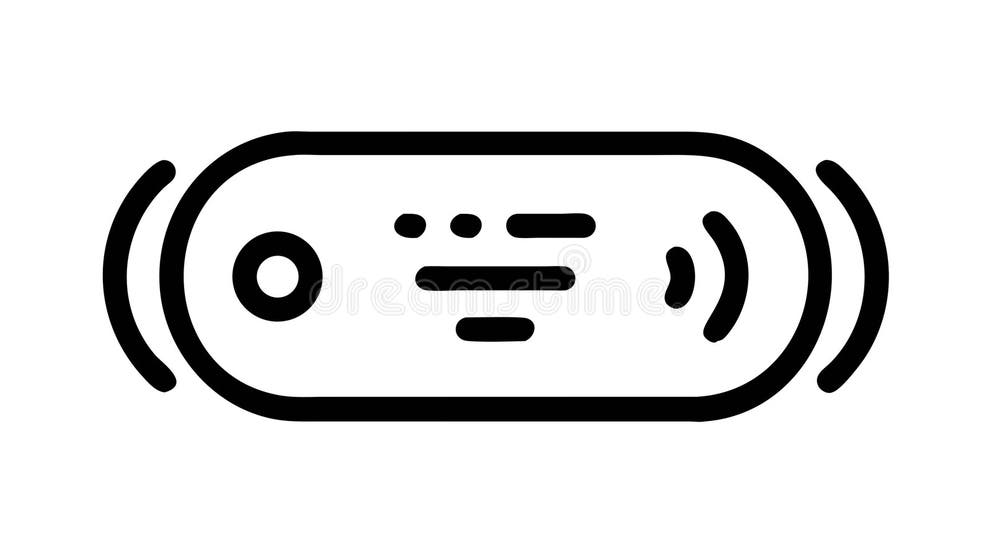 Audio Sound Indicator Icon Waveform Graphic Element Vector, Vector ...