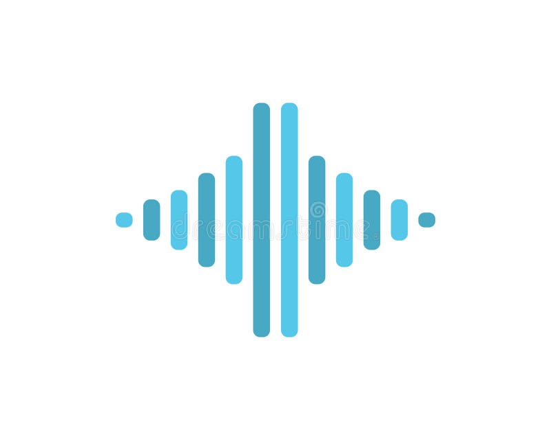 Audio Sound Logo Template Wave Design Concept Icon Stock Vector ...