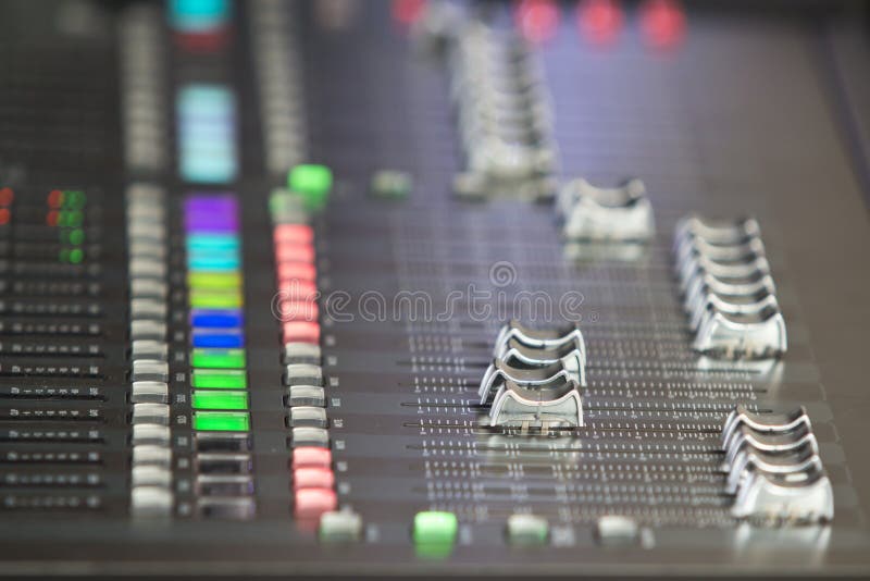 Sound mixer in concert stock photo. Image of audio, music - 27242804