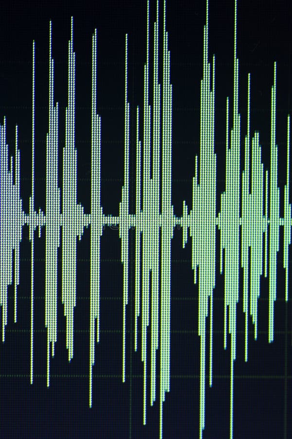 Audio Sound Wave Studio Editing Stock Image - Image of soundtrack ...