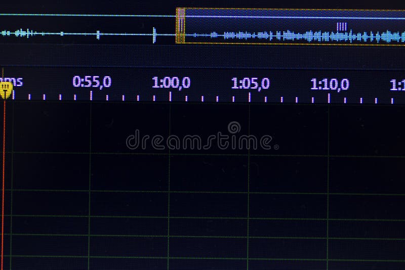 Audio Sound Wave Studio Editing Stock Photo - Image of audio, sing ...