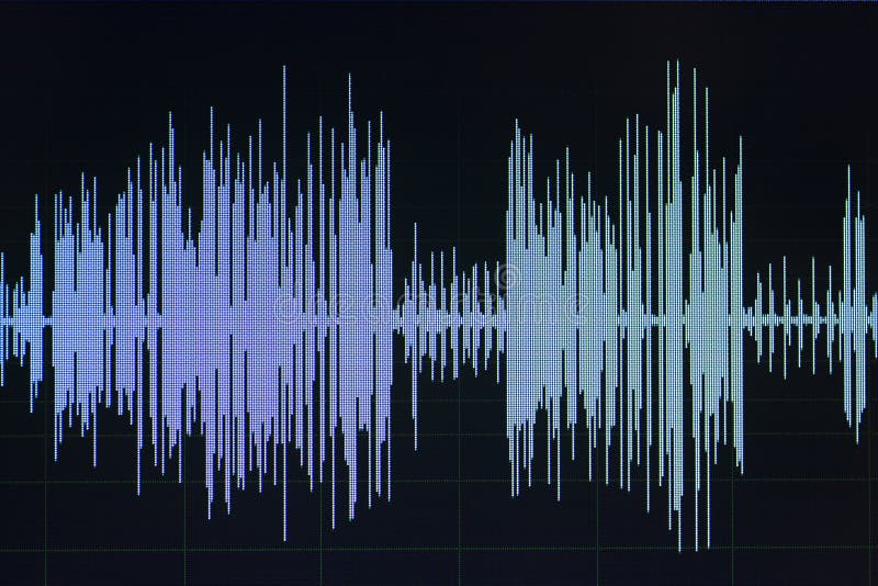 Audio Sound Wave Studio Editing Stock Photo - Image of soundtrack, sing ...