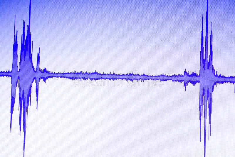 Audio Sound Wave Studio Editing Stock Image - Image of sound, pattern ...