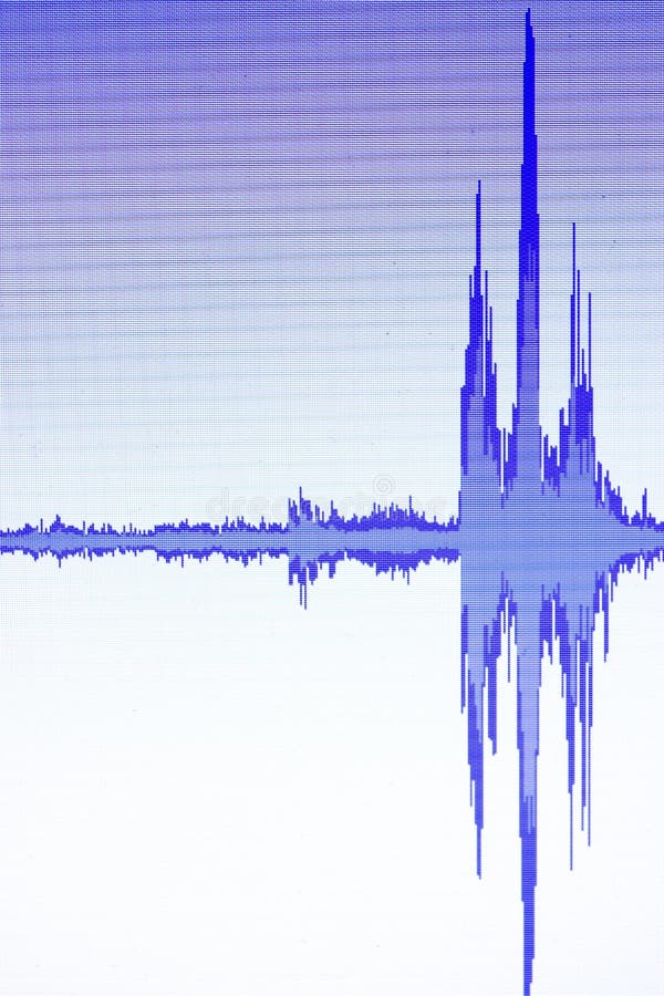 Audio Sound Wave Studio Editing Stock Photo - Image of soundtrack ...