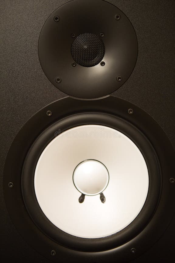 Audio Speaker Cone stock photo. Image of media, loudspeaker - 9996034
