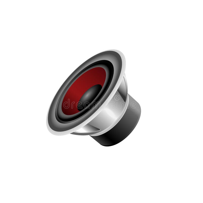 A Set of Speaker on White Background Stock Vector - Illustration of ...