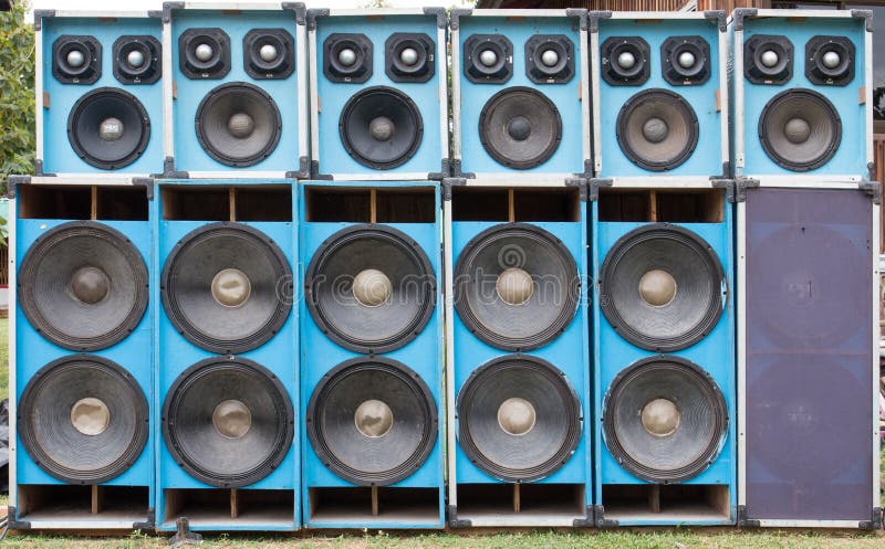 Old speakers stock photo. Image of artwork, creative - 38440628