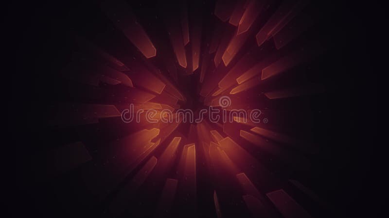 Orange Audio Visualizer or Abstract Explode Motion Background Stock ...