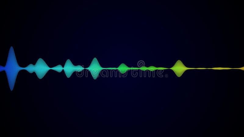 Audio Spectrum Visualizer Soundwave Effect Music Visualizer Background Stock Footage Video