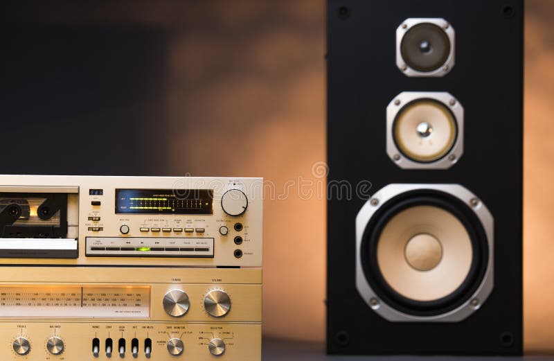 Audio stereo rack stock photo. Image of sound, control - 66096636