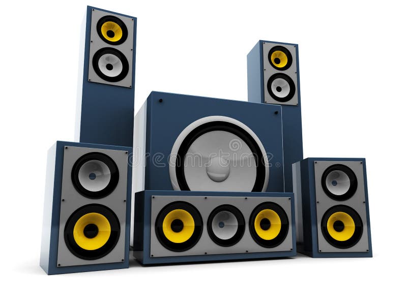 Audio system stock illustration. Illustration of studio - 11459267