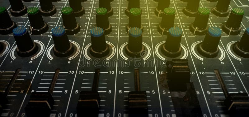 Audio system orange light stock photo. Image of black - 161441016