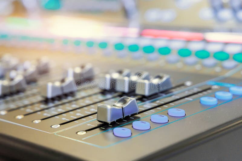 Audio System Volume Sound Mixer Equalizer Control Panel a Console Stock ... Audio System Volume Sound Mixer Equalizer Control Panel a Console Stock ...