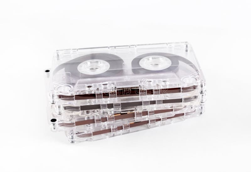 Audio Tape Cassettes Closeup Stock Photo - Image of history, audio ...