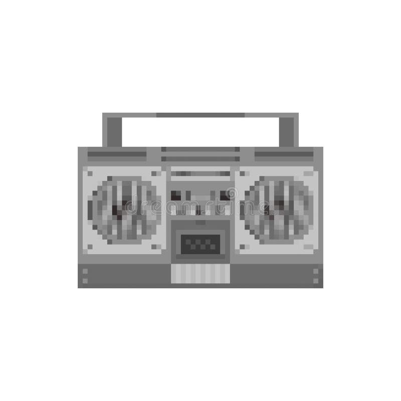 Audio Tape Recorder Pixel Art. Boombox 8 Bit Stock Vector ...