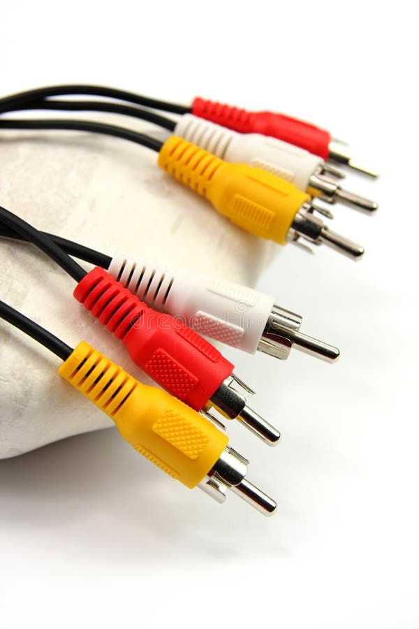 Audio video cable stock photo. Image of sound, speaker - 12375378