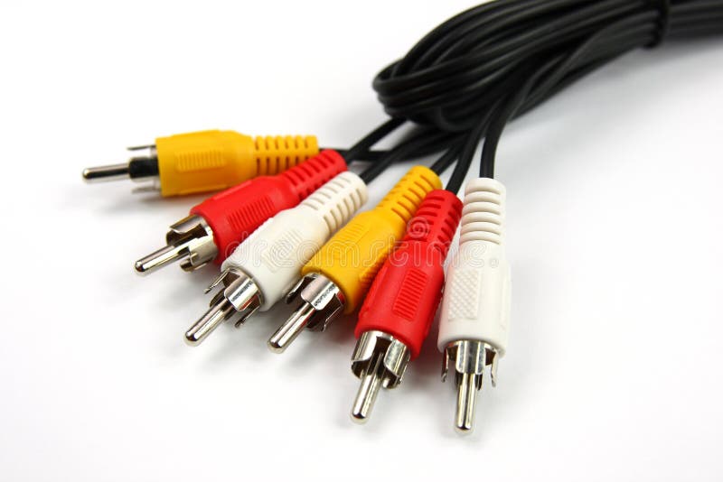 Audio video cable stock image. Image of macro, television - 12375463