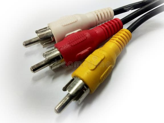Audio Video Cable or Multimedia Cable Stock Image - Image of ...