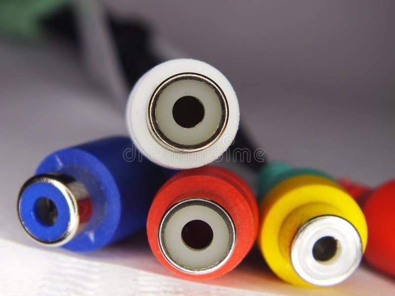 RCA connectors stock photo. Image of camera, music, sound - 30042866