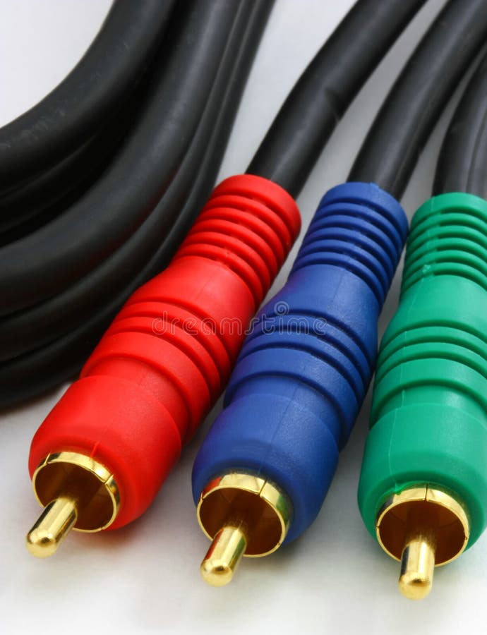 Audio Video Component Cables, Stock Photo - Image of cables, video ...