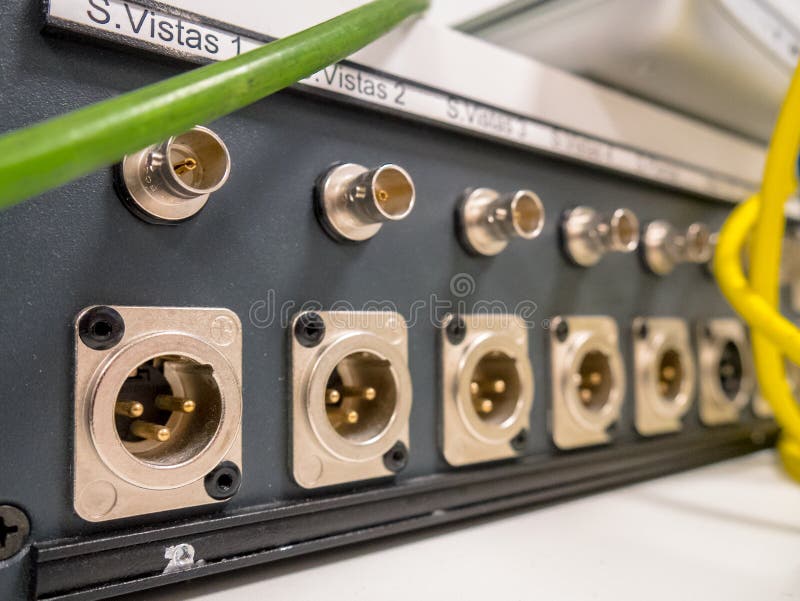 Microphones At Press Conference Stock Image - Image of metal, room: 6715773