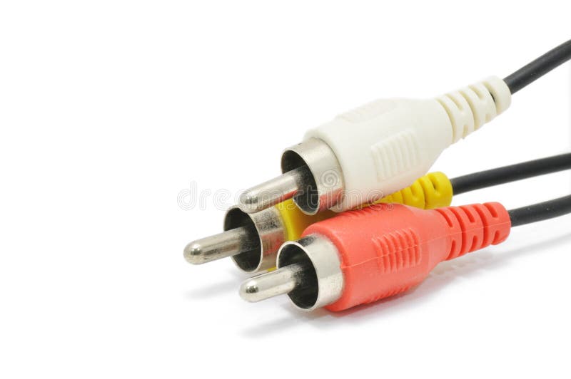 Audio and Video Jack stock photo. Image of connection - 18766720