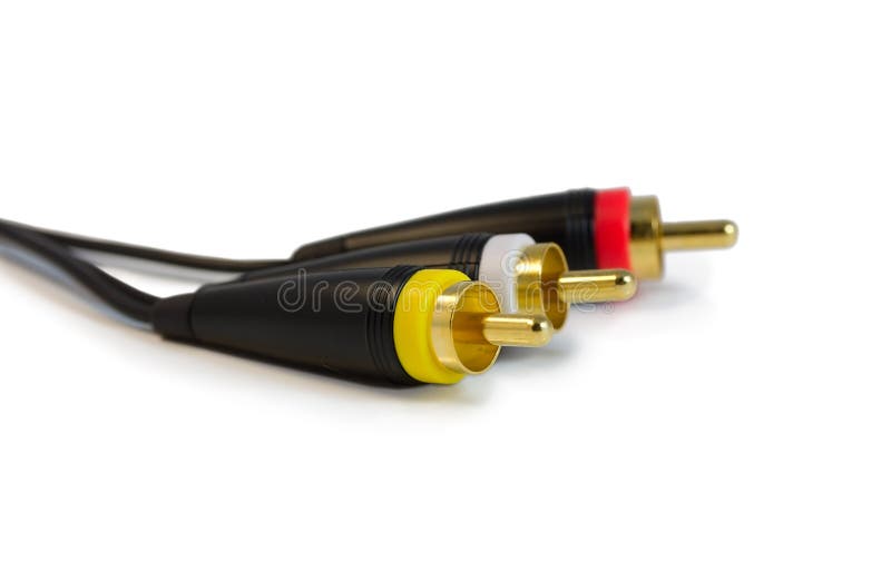 Computer cables stock image. Image of colored, connection - 6553815