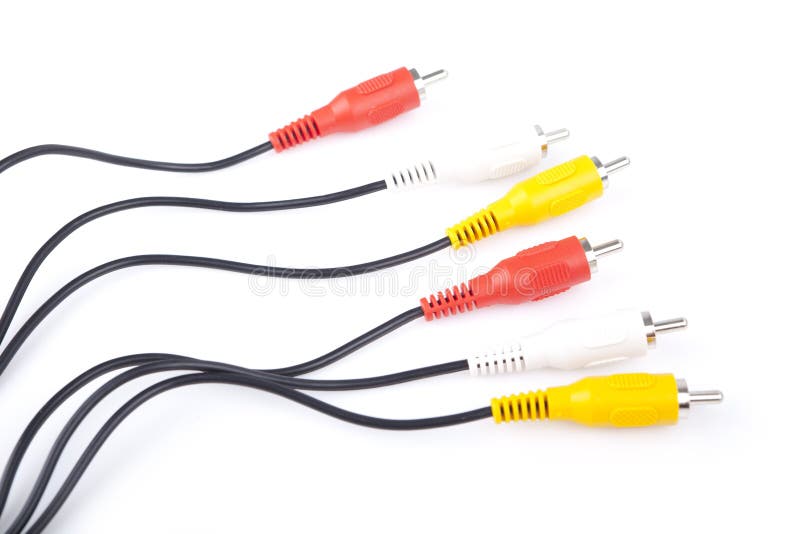 Audio Visual connectors stock image. Image of network - 16259845
