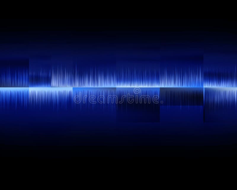 Audio wave stock illustration. Illustration of electric - 4283907