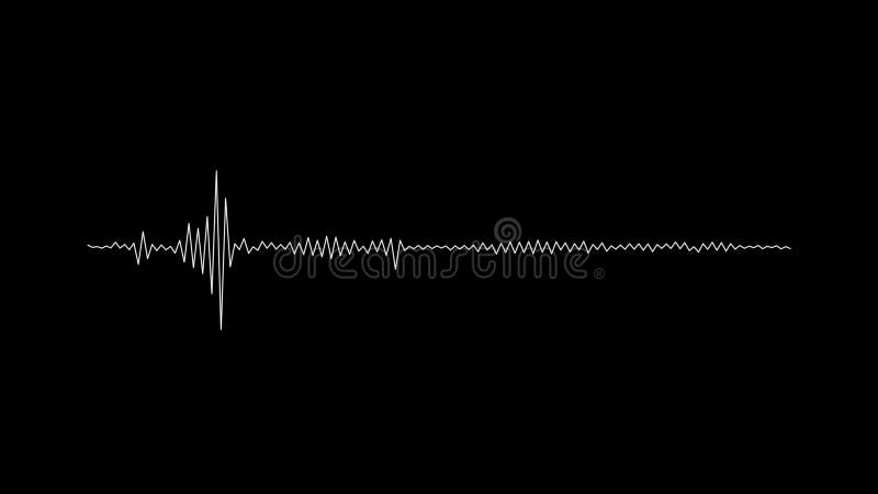 Audio Wave Spectrum. Music Sound Waves 4k Stock Footage - Video of ...