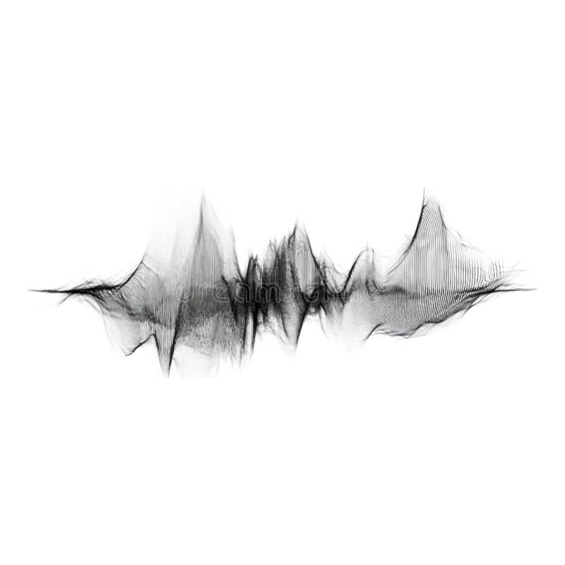Audio Waveform Against Transparent Background for Musicrelated Designs ...