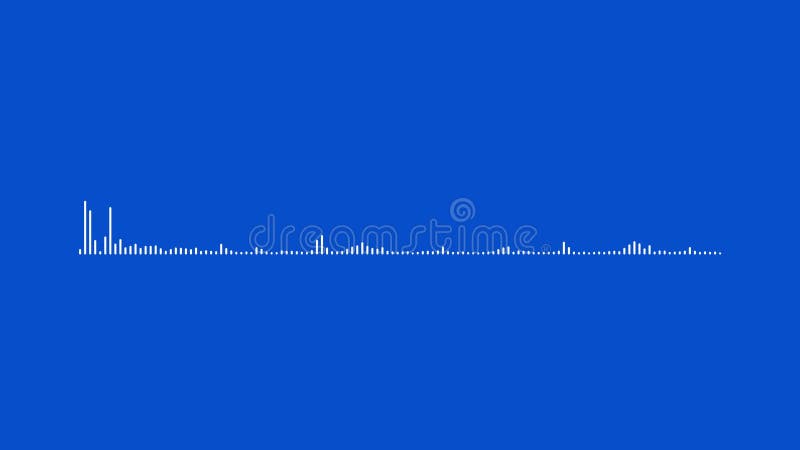 Audio Waveform Equalizer on White Background, Music Equalizer, Audio ...