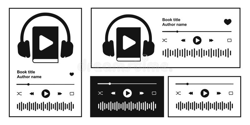 Audioplayer Widgets Stock Illustrations – 6 Audioplayer Widgets Stock ...