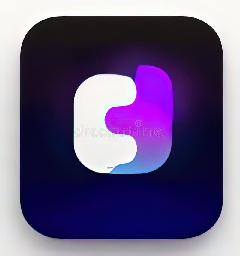 Audiobook Software App Style Icon. Generative AI. Stock Illustration ...