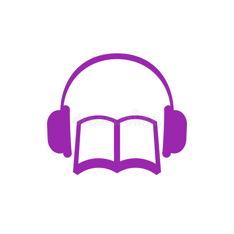 Audiobook vector icon stock vector. Illustration of element - 108059688