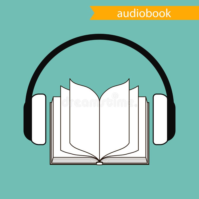 Audiobook, vector icon. stock vector. Illustration of electronic - 97819414