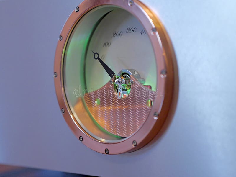 Audiophile HiFi Amplifier with Potentiometer. Stock Photo - Image of ...