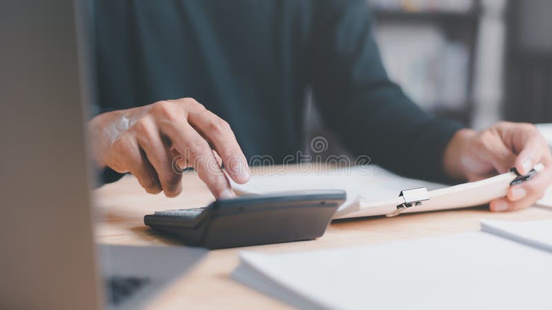 Audit Accountant and Calculate the Data Using a Calculator ,business ...