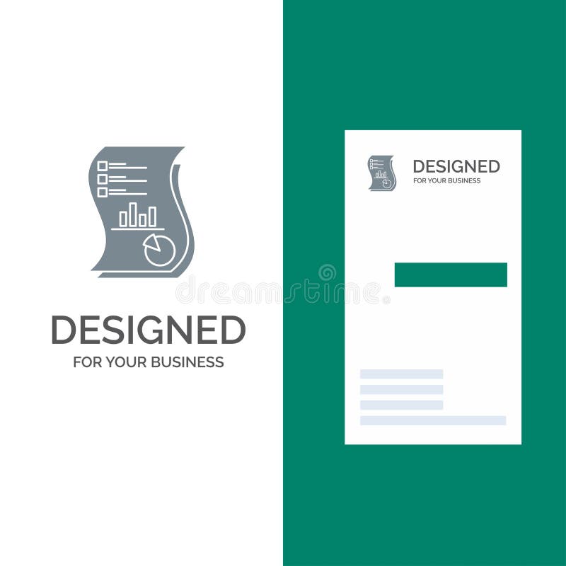 Audit, Analytics, Business, Data, Marketing, Paper, Report Grey Logo ...