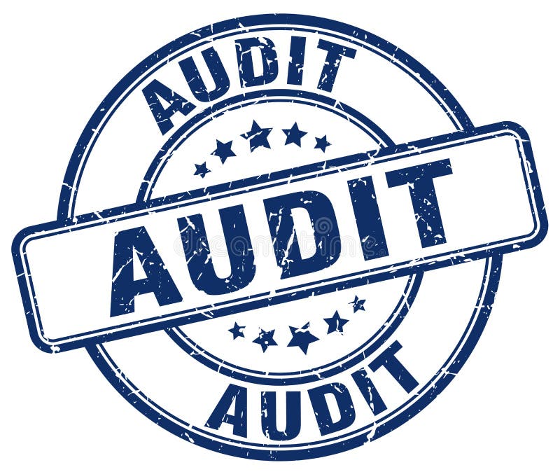 Audit Blue 3d Realistic Paper Speech Bubble Stock Vector - Illustration ...