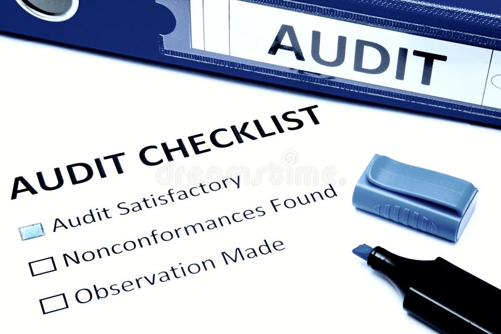 Audit checklist stock photo. Image of monitoring, checkmark - 43589804