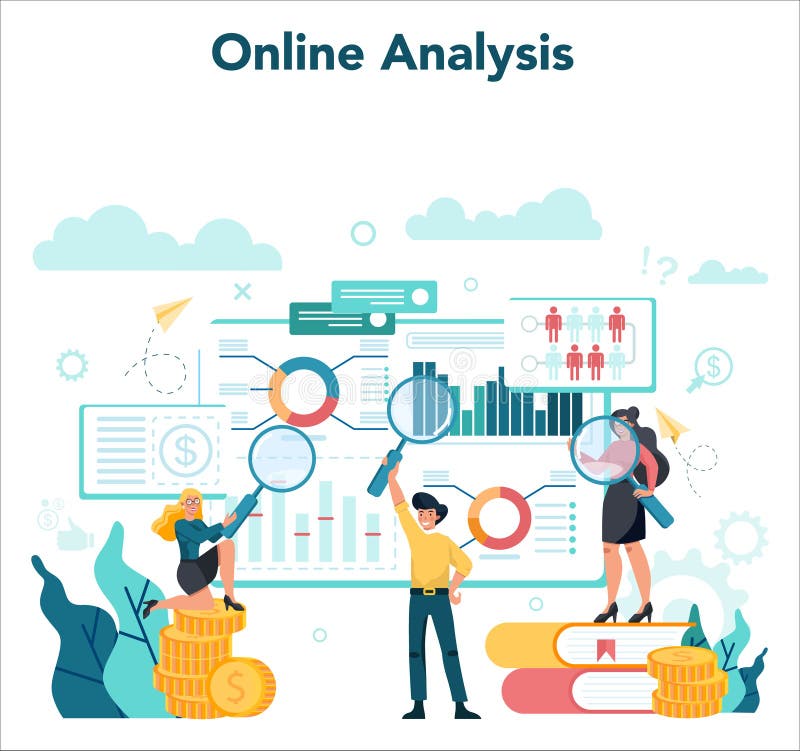 Audit Concept. Business Operation Research and Analysis Stock Vector ...