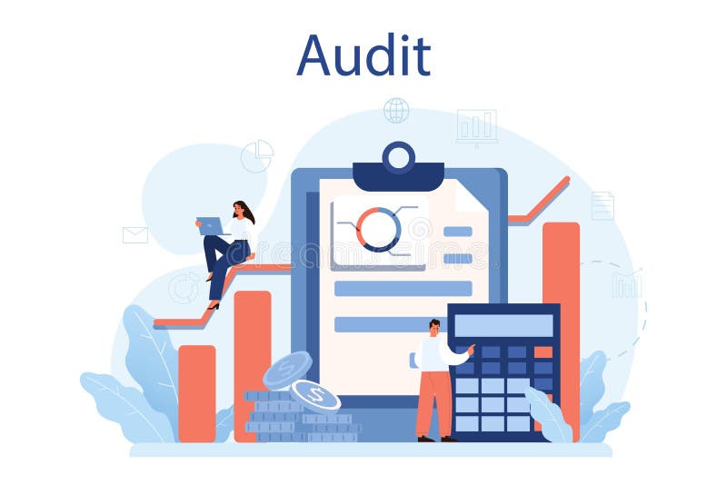 Audit Concept. Business Operation Research and Analysis Stock ...