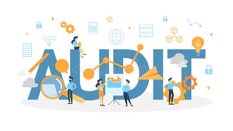 Audit Concept. Business Data Research and Analysis Stock Vector ... Audit Concept. Business Data Research and Analysis Stock Vector ...